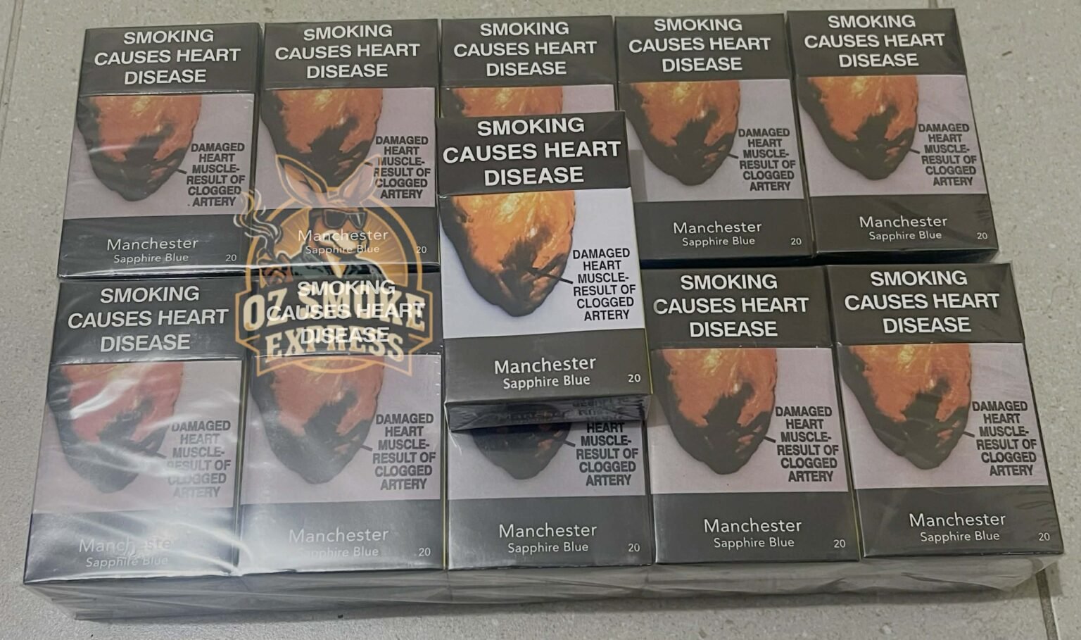 Manchester Sapphire Blue Cigarettes Australia | Oz Smoke Express